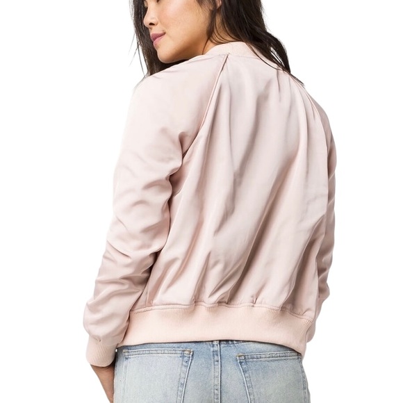 Full Tilt | Jackets & Coats | Full Tilt Matte Satin Zip Up Bomber ...